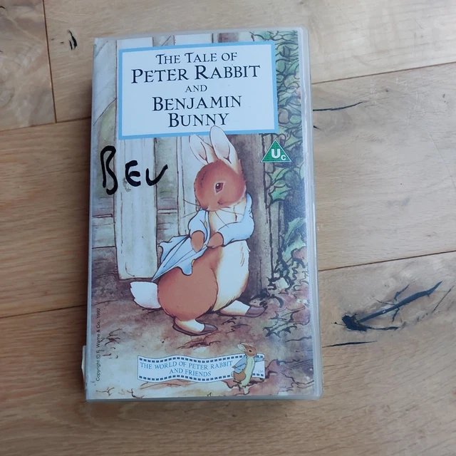 THE TALE OF Peter Rabbit & Benjamin Bunny 1992 VHS Video Tape Beatrix ...