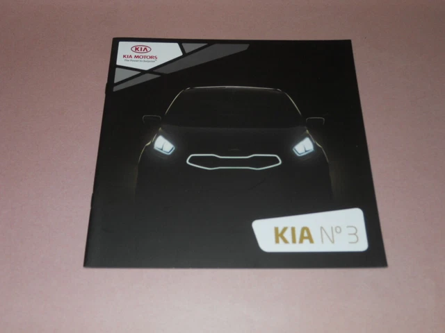 KIA N°3 CONCEPT-CAR brochure documentation prospectus salon de Genève 2009 EUR 15,00 - PicClick FR