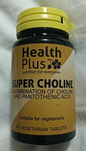 HEALTH PLUS SUPER Choline 60 Vegetarian Capsules £5.45 - PicClick UK