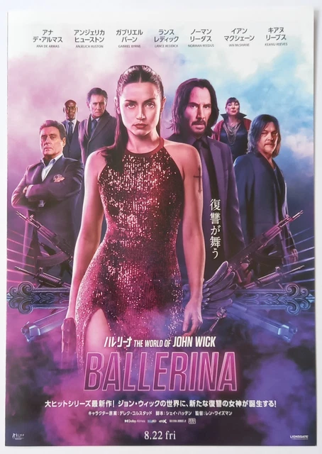 FROM THE WORLD of John Wick: Ballerina (2025) Original B5 (10"x7 ...