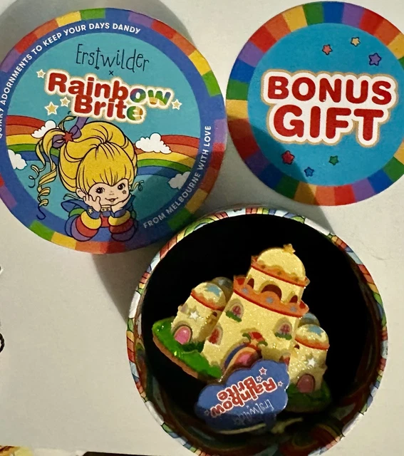 RAINBOW BRITE ERSTWILDER Exclusive Colour Color Castle Brooch LIMITED ...