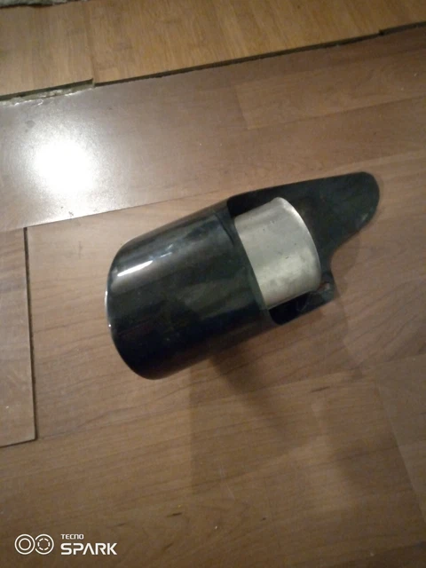 PORSCHE MACAN 95B Auspuffblende Schwarz Hochglanz 95b253681 95B.253.681 ...