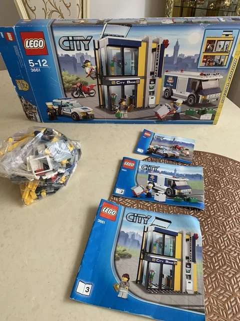 LEGO CITY: BANK und Geldtransport Set (3661) Bank and Money Transfer ...