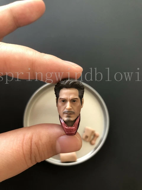 1:12 IRON MAN Tony Stark Head Sculpt F 6" Male Body SHF MK4 Action ...
