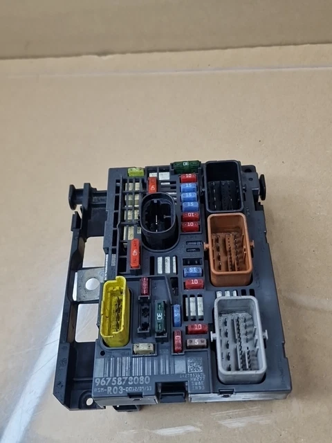 BOX FUSES FIAT Scudo Peugeot Citroen- 9675878080 BSM-R03 £150.00 ...