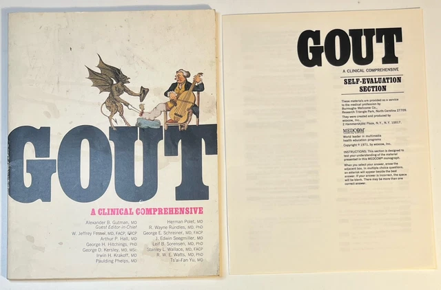 GOUT: A CLINICAL Comprehensive Rare Vintage Medical Book $41.99 - PicClick