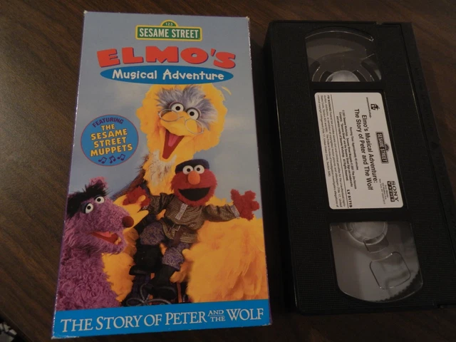 ELMO’S MUSICAL ADVENTURE Vhs The Story Of Peter And The Wolf Sesame ...
