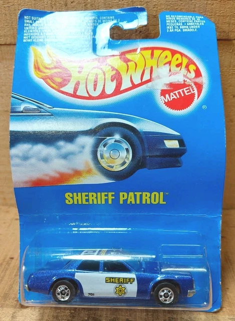 HOT WHEELS 1990 Sheriff Patrol New On Card Mattel #9526 $29.99 - PicClick CA