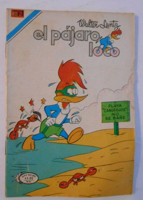 US/CÓMIC E. NOVARO MINI "EL PAJARO LOCO" #1-37 año 1978 Serie COLIBRI ...