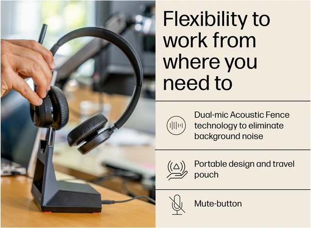 POLY VOYAGER HEADSET 4320 BT700 dongle Charging Stand £149.00 - PicClick UK