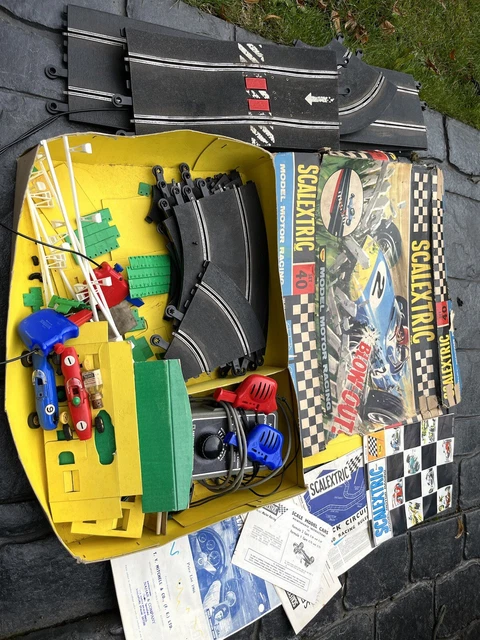 RARE VINTAGE LOTUS Classic Car Scalextric Boxed Set Spares Only Parts £ ...