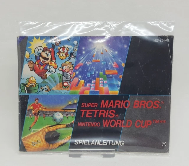 NINTENDO NES - 3 in 1 Super Mario/Tetris/World Cup Spielanleitung ...