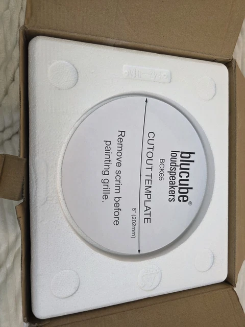 PAIR OF BLUCUBE BCK65 Speaker 6.5” In Ceiling Speakers - New Boxed £155 ...