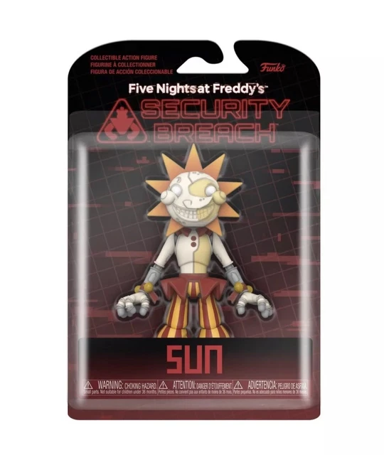 FIVE NIGHTS AT Freddys Sun Figure FNAF Security Breach Funko Action UK ...