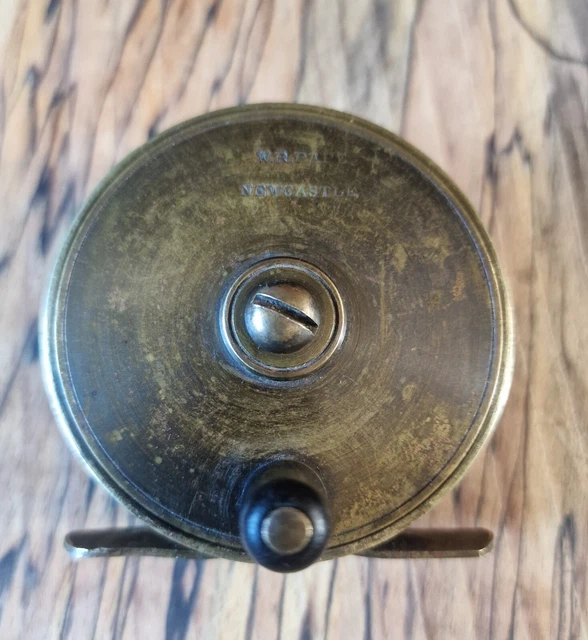 ANTIQUE BRASS FLY Reel W.R.Pape Newcastle. £39.99 - PicClick UK