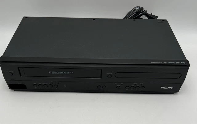 PHILIPS DVP3355V/F7 DVD VCR 4 Head Combo Player Recorder No Remote ...
