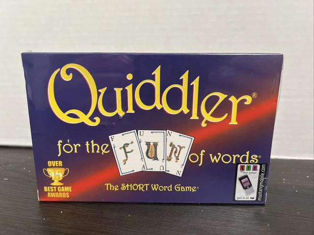 QUIDDLER THE SHORT Word Game Fun / Family Card Game NEW $11.99 - PicClick