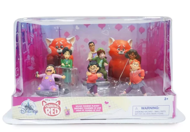 DISNEY PIXAR 2022 Turning Red Movie Deluxe Figure Play Set New with Box ...