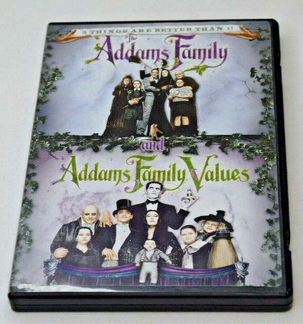 THE ADDAMS FAMILY / Addams Family Values (DVD, 2-Movie Collection) LN £ ...