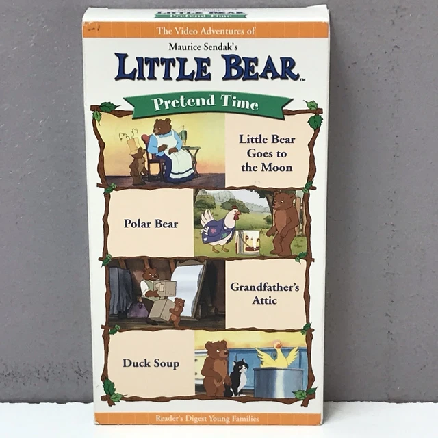 NICK JR LITTLE Bear Pretend Time VHS Video Tape Nickelodeon *BUY 2 GET ...