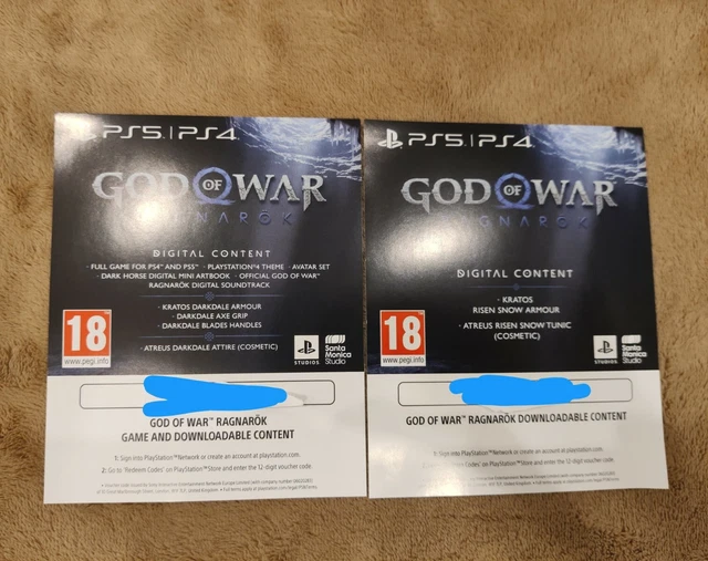 GOD OF WAR Ragnarok Game Digital / Download - PS5/PS4 + DLC Snow ...