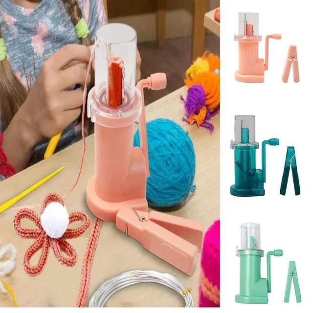 3COLORS ROPE THREAD Weave Tool knitting spiral loop knot Spool Knitter ...