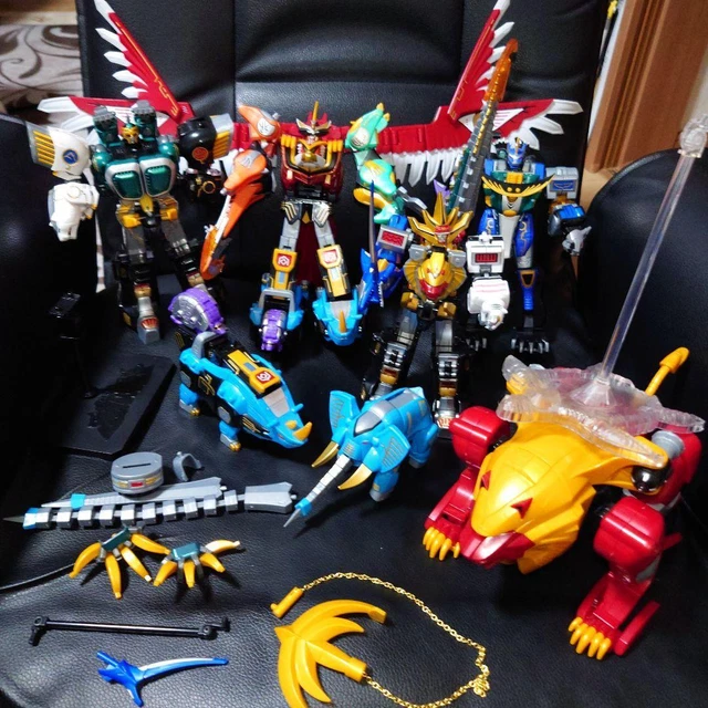POWER RANGERS WILD Force Gaoranger super Minipla Gaoking etc 8set ...