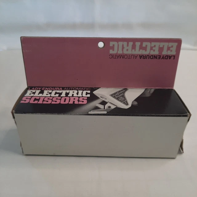 VINTAGE DURAL AUTOMATIC ELECTRIC Scissors Model 1 Original Box £9.49 ...