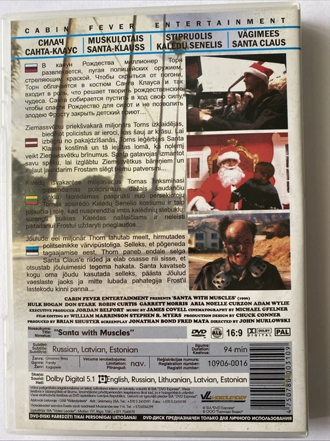 SANTA WITH MUSCLES - DVD - Hulk Hogan Rare!! English Audio Available £ ...