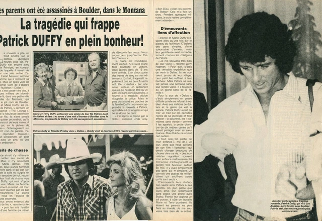 COUPURE DE PRESSE Clipping 1986 Patrick Duffy (4 pages) EUR 5,00 ...