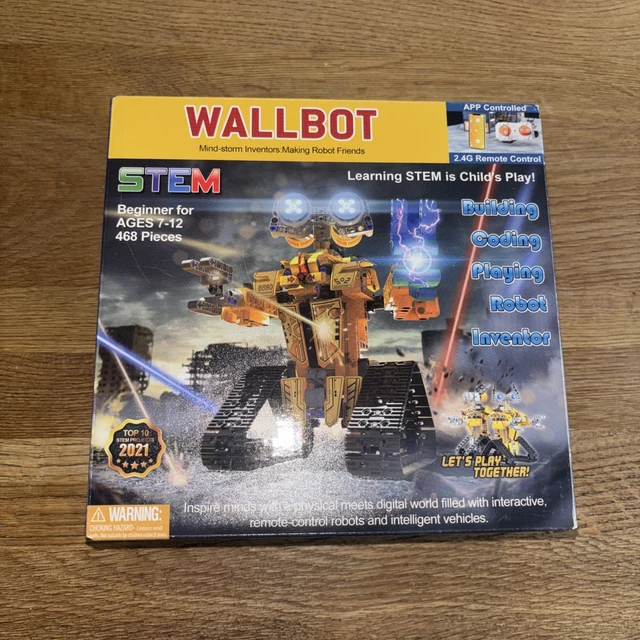 YEGG INC. WALLBOT Remote Controlled Robot Building Kit Toys With Box £ ...