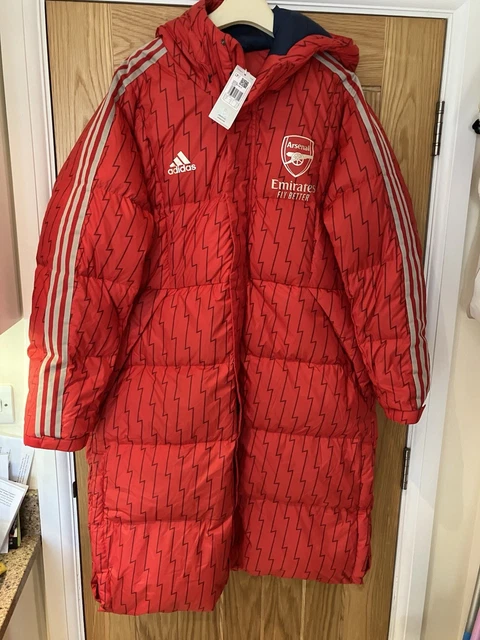 RARE!! PLAYER ISSUE Only Adidas Arsenal 2025-26 Bench Coat Men’s Extra ...