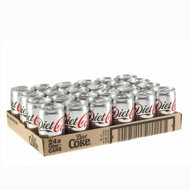 COCA COLA FANTA Sprite Diet Coke Appletiser mini Cans 24 x 150 ml Home ...