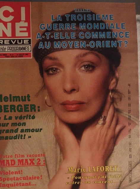 CINE REVUE / Marie Laforet-Helmut Berger-Mad Max 2 -Manuel Gelin / 07 ...