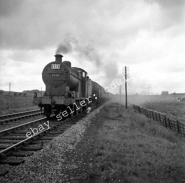BRITISH RAILWAY NEGATIVE - LMS ex MR No. 4132 4F 0-6-0 Locomotive 1948 [R035] £1.50 - PicClick UK