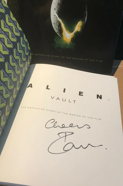 SIGNED ALIEN VAULT: Definitive Story of Making Film IAN NATHAN book ...