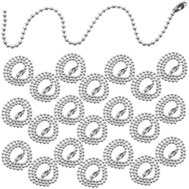 100 PCS MULTI-FUNCTION Label Chain Adjustable Tag Hanging Accessory $19 ...