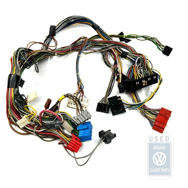 VW GOLF MK2 Gti CE1 Fuse Box Wiring Loom Inst Cluster Column Switches ...