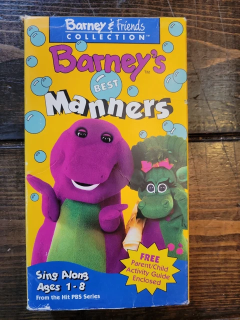 BARNEY - BARNEYS Best Manners (VHS, 1993) £5.51 - PicClick UK