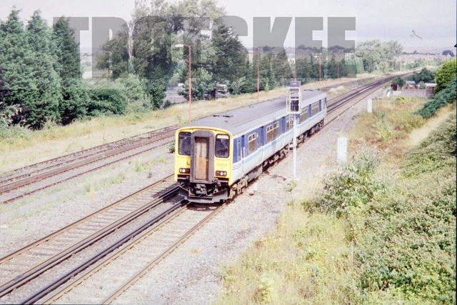 35MM SLIDE BR British Rail Diesel DMU Class 150 150254 Weymouth 1996 ...