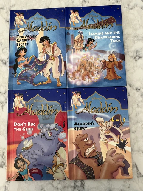VINTAGE DISNEY ALADDIN Series Hardcover Books Books by Mail 1993 Lot Of ...