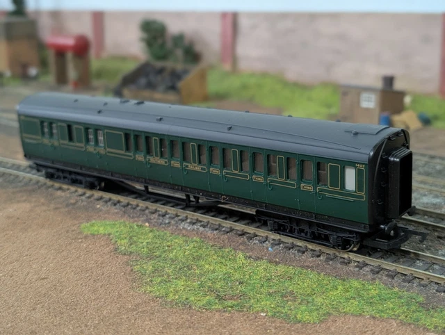 HORNBY OO GAUGE SR Green 3rd Class Brake Coach 1405 R432 £15.00 ...