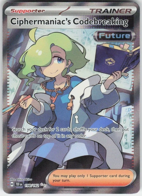 CIPHERMANIAC'S CODEBREAKING - Ultra Rare SV05: Temporal Forces 198/162 ...