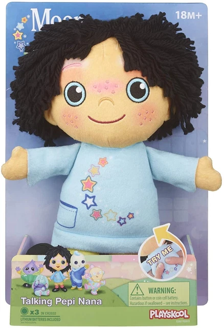 CBEEBIES MOON AND Me Pepi Nana Plush Soft Talking Toy Doll 13” Hasbro ...
