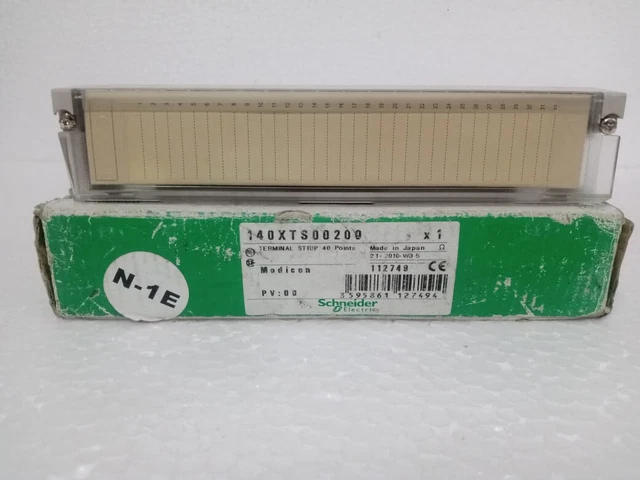 SCHNEIDER ELECTRIC MODICON 140Xts00200 Terminal Strip 40 Points 112749 ...