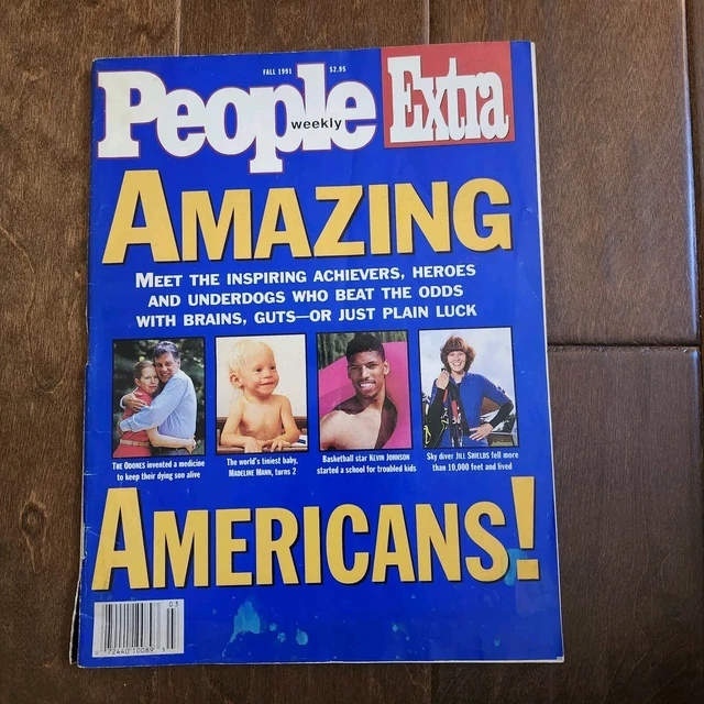 PEOPLE MAGAZINE EXTRA Fall 1991 Amazing Americans Achievers Heroes ...