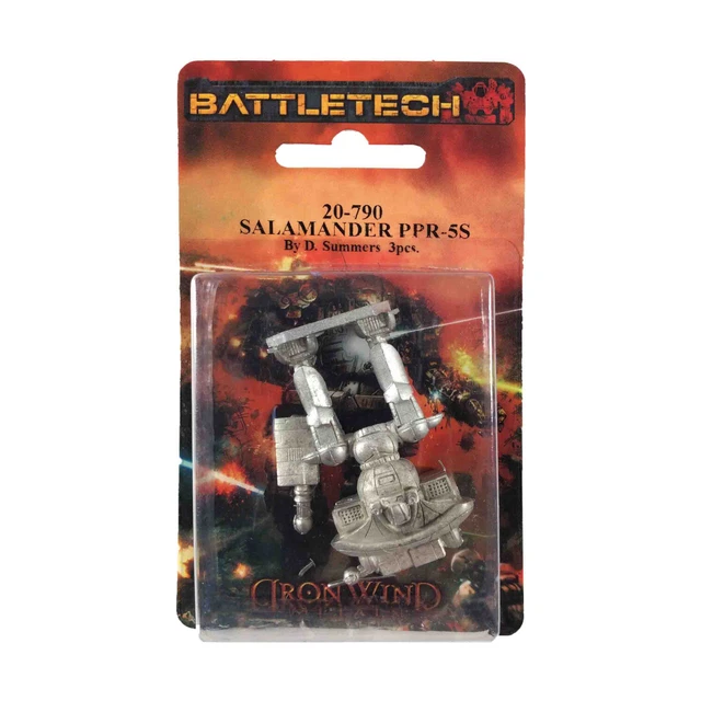 IRON WIND BATTLETECH Mechs Salamander PPR-5S Pack New £13.33 - PicClick UK