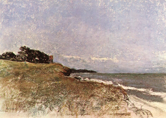 CARTE HONFLEUR LA Côte Normande à Vasouy en 1904 Pastel de Roussel EUR ...