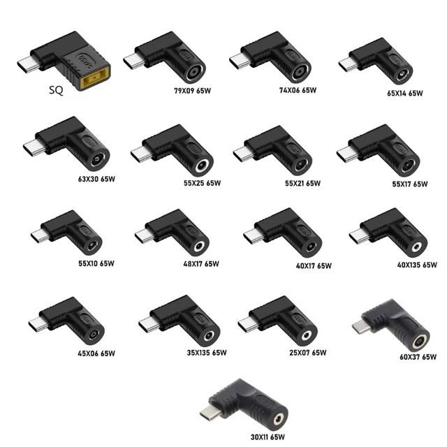 TYPE-C POWER CONNECTOR Adapter 5V2A,9V1.5A,12V2A,20V3.25A, DC12V-20.5V ...