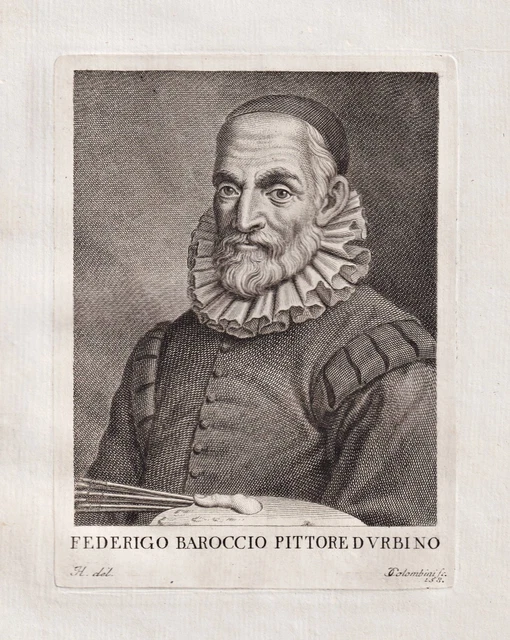 FEDERICO BAROCCI ITALIAN painter engraver Mannerism Baroque Italia ...